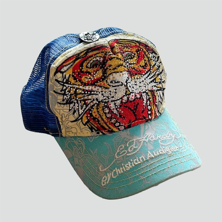 Ed Hardy Trucker Cap with Tiger Design, Blue (Gebraucht) in St. Gallen ...