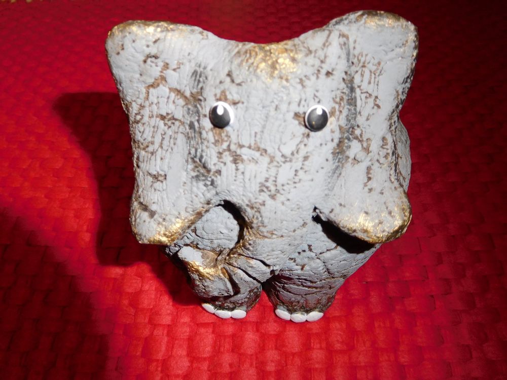 Spezieller, lustiger Elefant, innen hohl, wie neu, sauber (Neu (gemäss ...