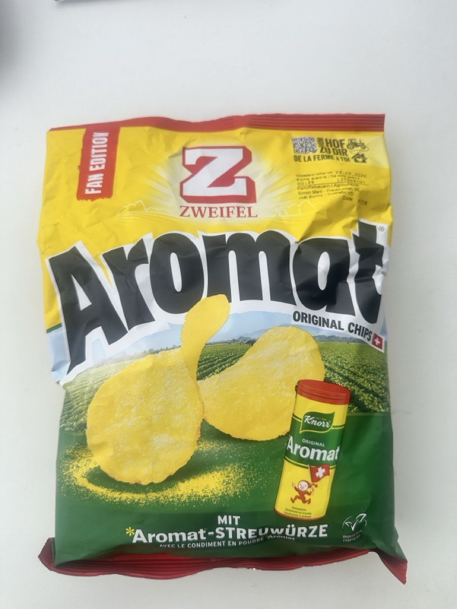Zweifel Aromat Chips - Fan Edition - Original Chips! (Neu und ...