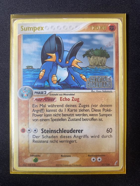 Sumpex 27 Stamped - Swampert - EX Crystal Guardians - DE (Gebraucht) in ...