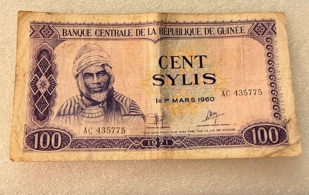 Ancien billet de 100 Sylis - 1960 (Gebraucht) in Denges für CHF 1 – mit ...