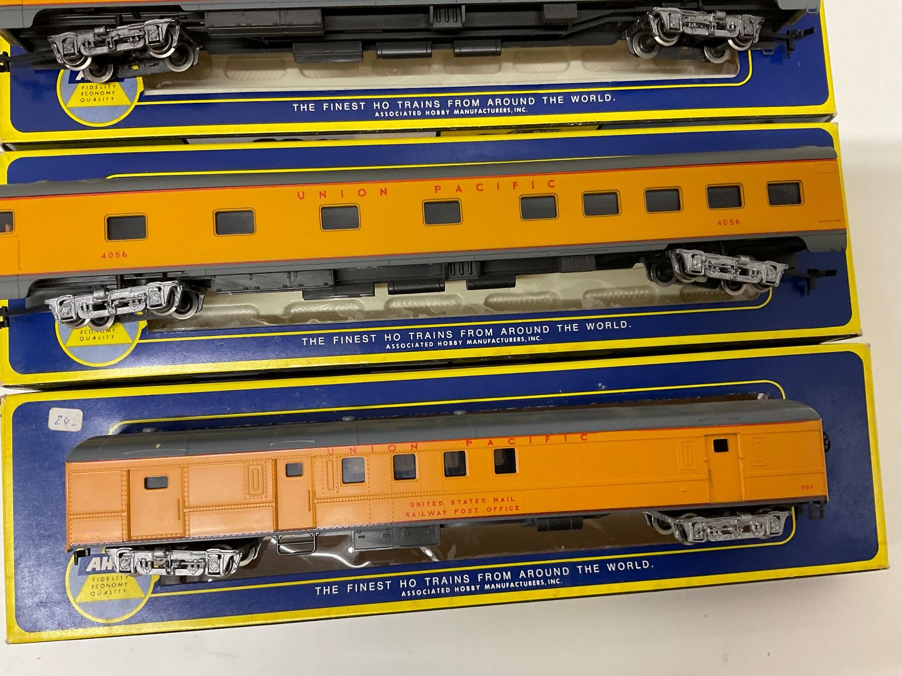 AHM, Union Pacific HO-Waggons, 6 Stk, Bespielt (Gebraucht) in Chur für ...