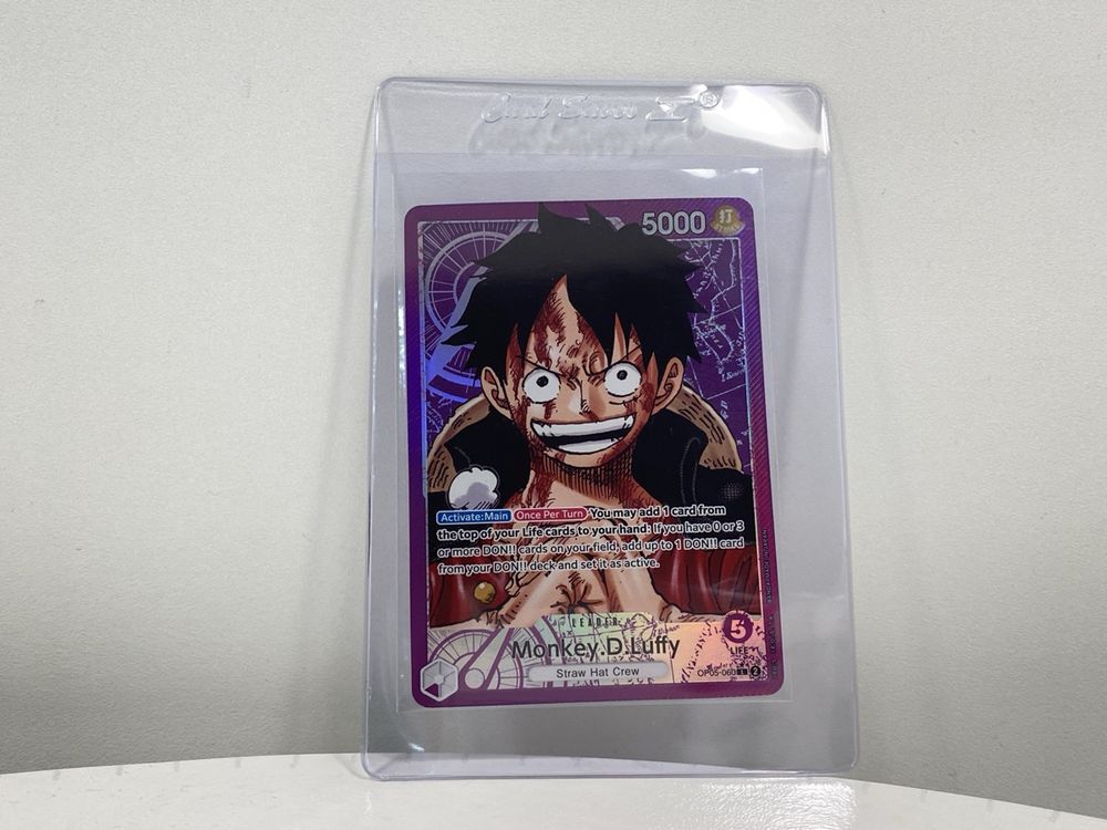 One Piece EN OP05-060 Monkey D. Luffy leader alt art (Neu (gemäss Beschreibung)) in Ossingen für ...