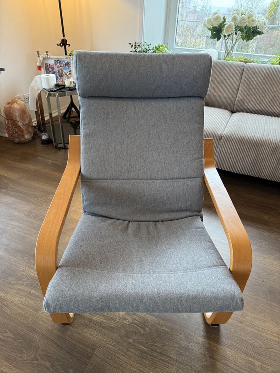 Bequemer Sessel mit Holzarmlehnen (Gebraucht) in Herrliberg für CHF 80 – nur Abholung auf ...