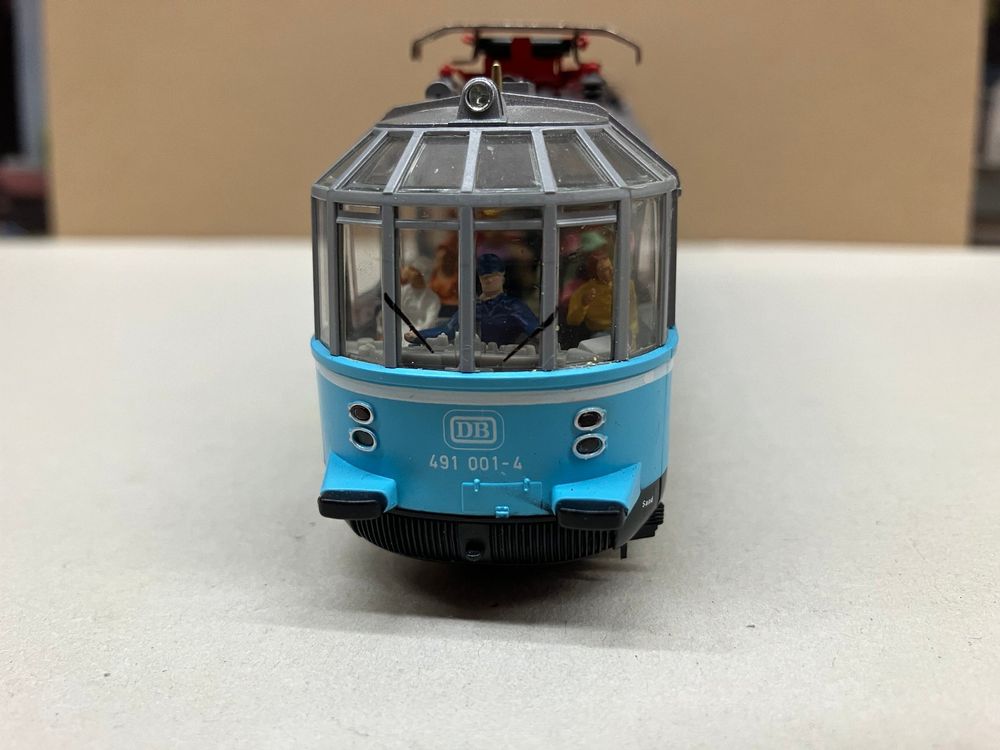 Roco 43525 Aussichts-Triebwagen BR 491 der DB, H0 GS Analog (Gebraucht ...
