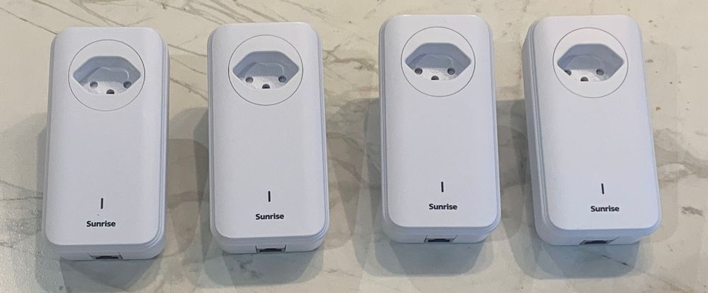 4 DEVOLO Sunrise Powerline Connection Kit - 1200 Mbps (Neu (gemäss ...