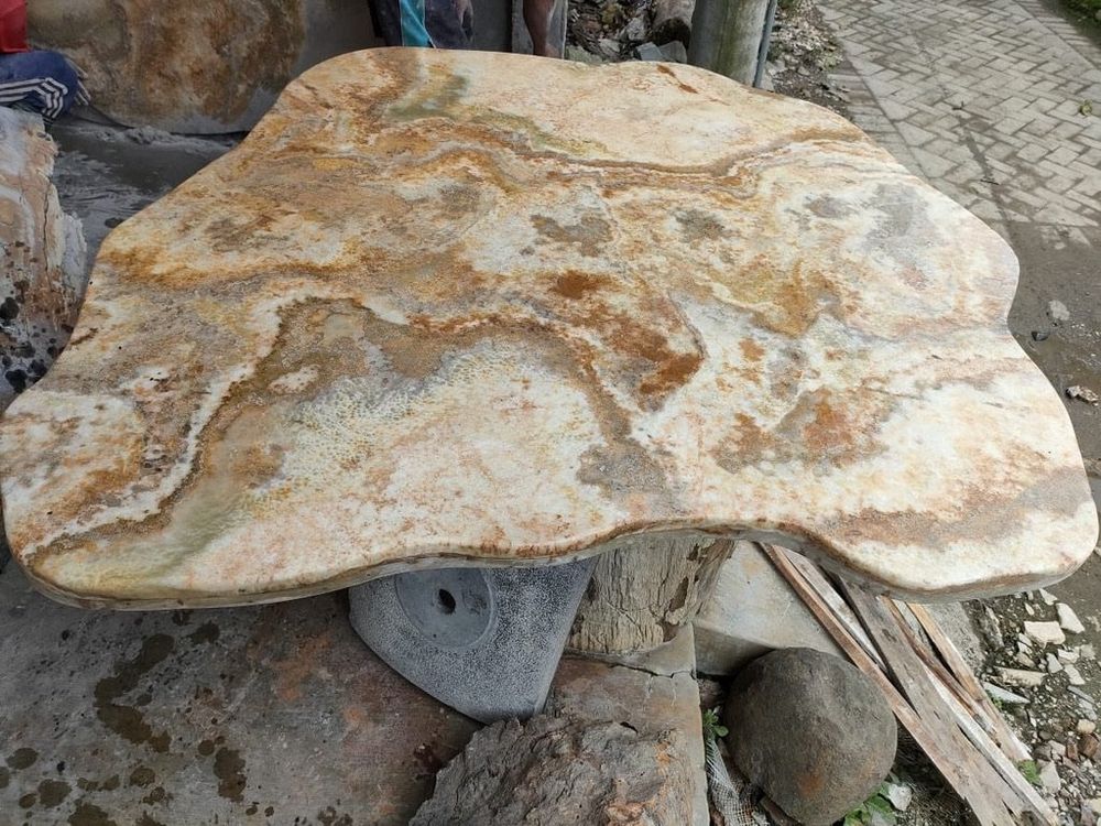 Tisch Marmor Onyx Stein Esstisch Wohnzimmertisch Steintisch (Neu und ...