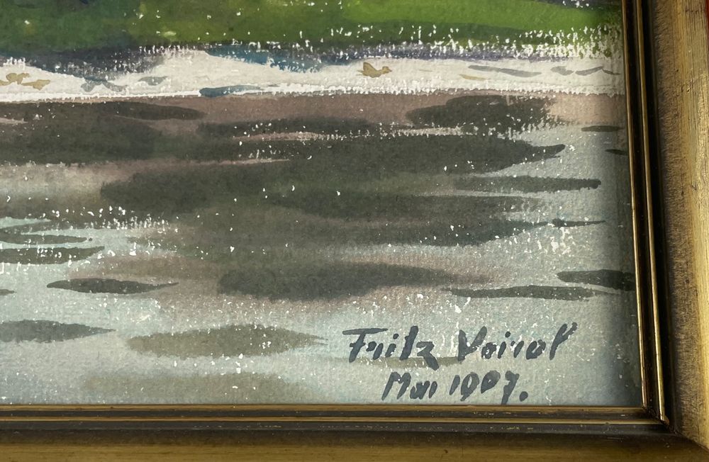 Fritz Voirol (1887-1928) Aquarell (Gebraucht) in Root für CHF 85 – mit ...
