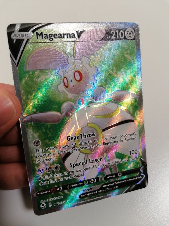 MAGEARNA V FULL ART 182/195 SILVER TEMPEST POKEMON KARTE (Gebraucht) in Uerzlikon für CHF 9.1 ...