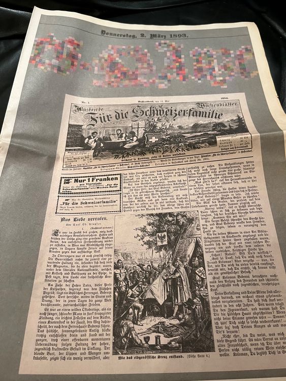 100 Jahre Tages-Anzeiger/2. März 1993/ Jubiläumsausgabe (Gebraucht) in ...