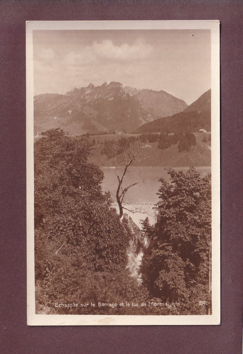 Barrage et lac de MONTSALVENS (D'occasion) à Pully pour CHF 5 – avec ...