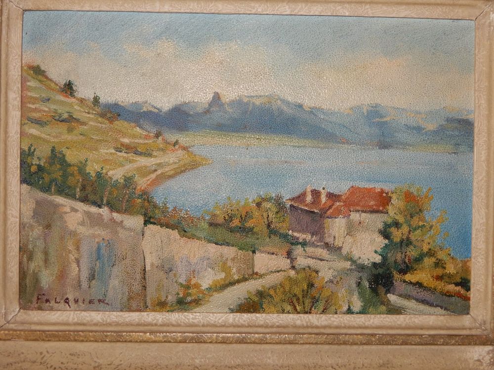 FALQUIER, Waadtländer Kunstmaler, geb. 1900 - Oel auf Karton | Kaufen auf Ricardo