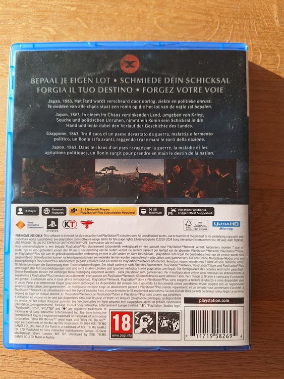 Rise of the Ronin für PS5 / Playstation 5 (Gebraucht) in Fehraltorf für ...