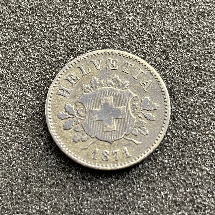 10 Rappen Wappen 1871 (Gebraucht) in Reitnau für CHF 25 – mit Lieferung auf Ricardo kaufen