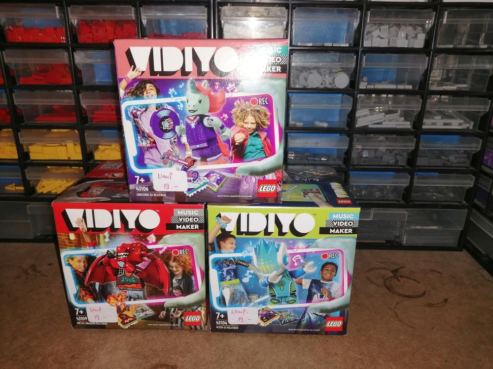 Ensemble de 3 boites Lego Vidiyo (Neuf avec emballage d'origine) à La ...