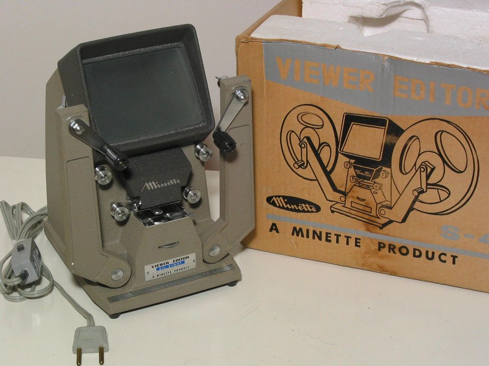 MINETTE S-4 Super-8 Film Editor Betrachter Filmbetrachter (Gebraucht ...