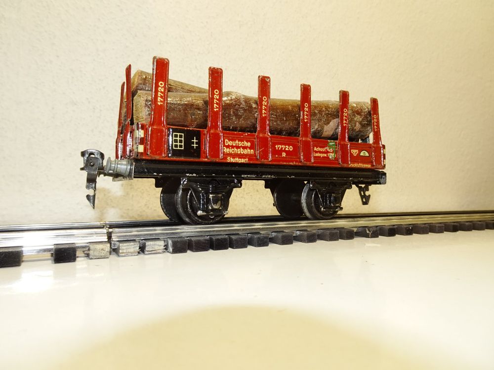 Märklin Güterwagen Rungenwagen Holz Spur 0 1769 (R12) (Gebraucht) in ...