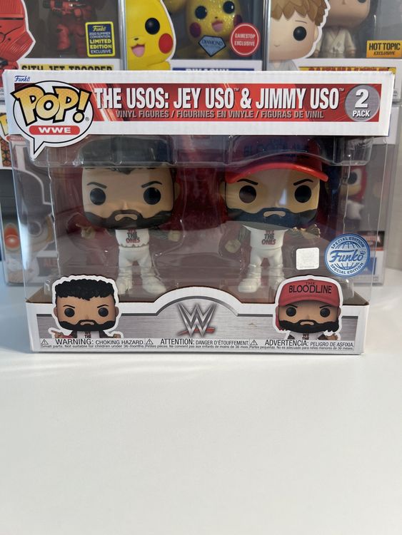 Funko POP! 2-Pack WWE The Usos: Jey Uso & Jimmy Uso (Neu und ...