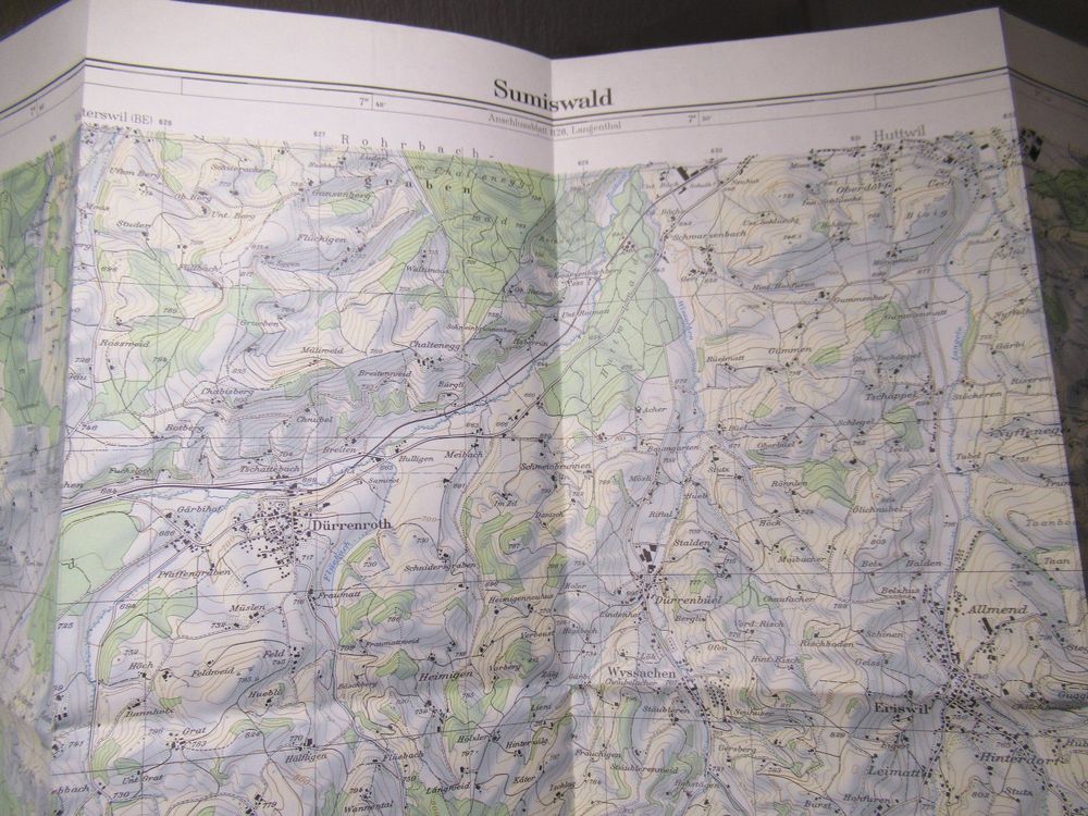 SUMISWALD Landeskarte 1:25000 (Gebraucht) in Würenlingen für CHF 2 ...