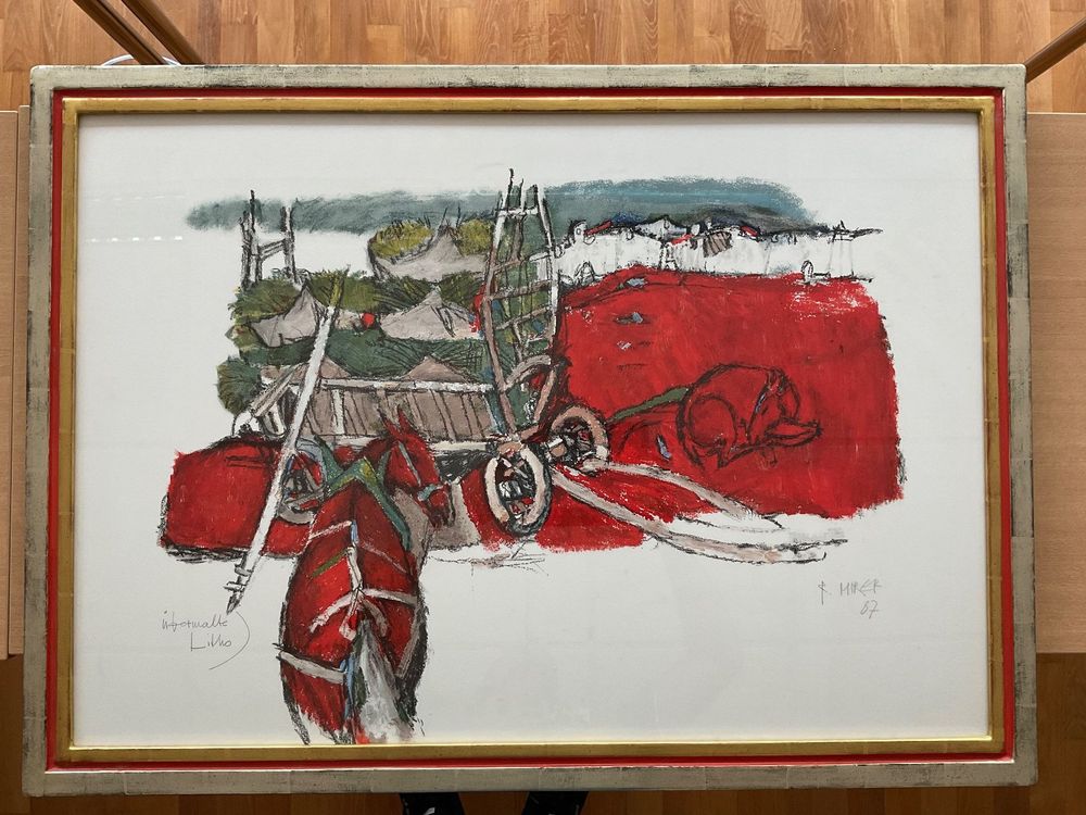 1 Gemälde „Die Ernte“ Rudolf Mirer | Kaufen auf Ricardo