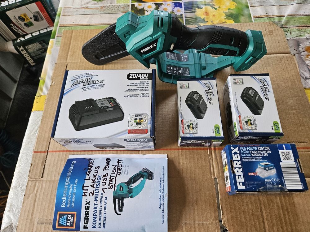 Ferrex Akku-Multisäge 20V, neuwertig im original Karton! NEU (Neu ...