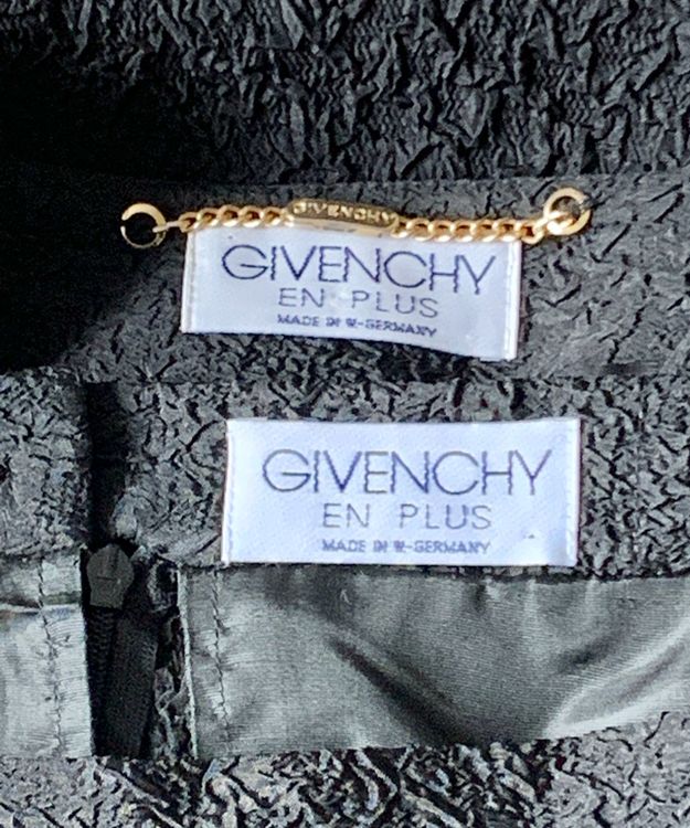Schwarzes Deux-Pièces von GIVENCHY EN PLUS 80er Jahre (Gebraucht) in ...