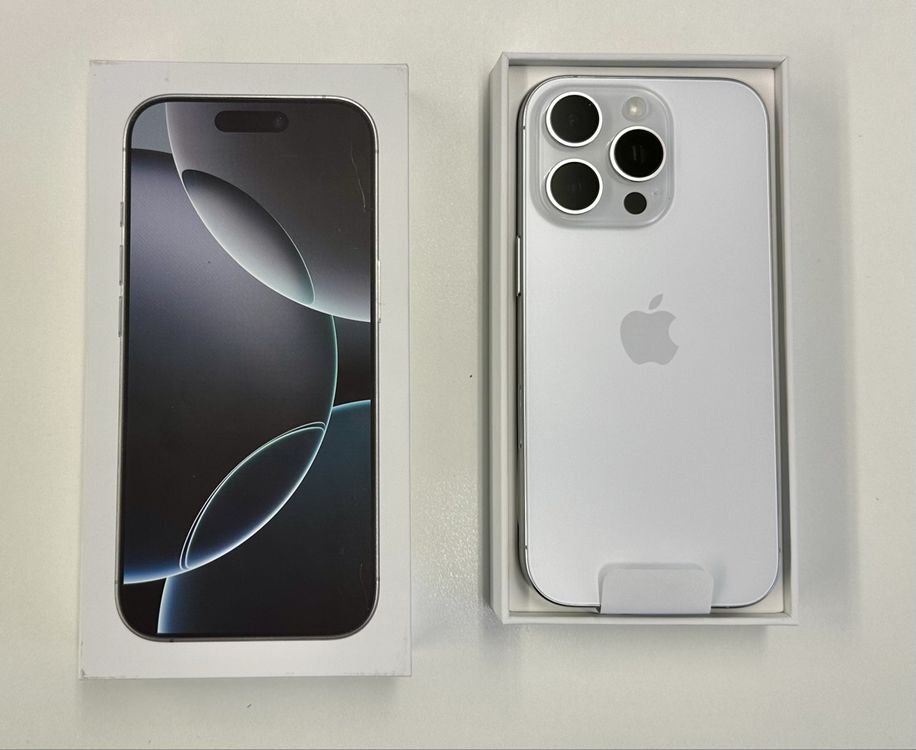 iPhone 16 Pro Weiss Titan 256 GB (Neu und originalverpackt) in Sirnach ...