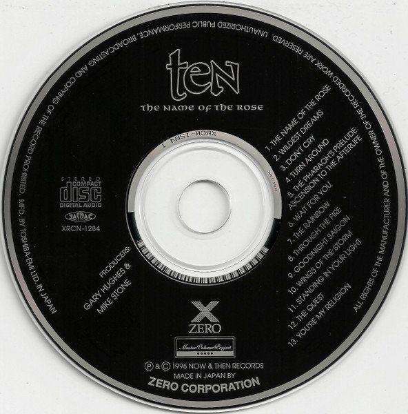 Ten – The Name Of The Rose JAPAN + OBI (Gebraucht) in Gingins für CHF ...