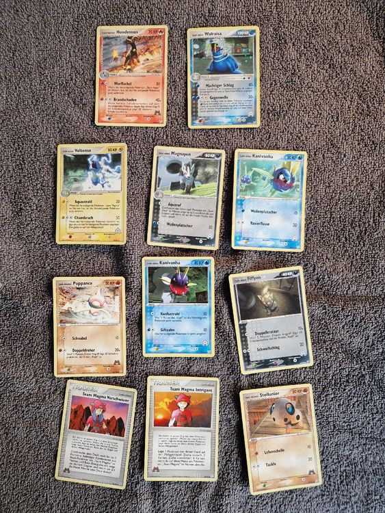 Pokemon EX Team Magma vs Team Aqua (Walraisa 6/95) | Kaufen auf Ricardo