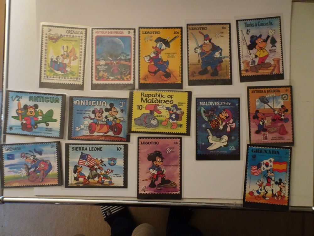 14 Ansichtskarten Sammlung, Disney Motive, Comics (Gebraucht) in ...