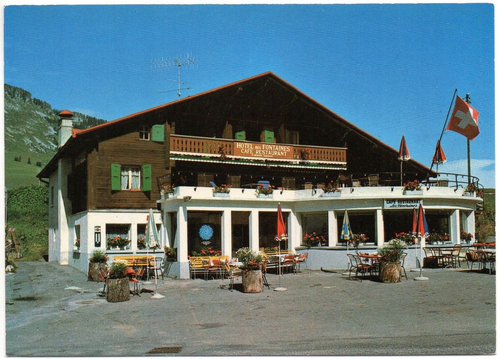 COL DES MOSSES Hotel Café Restaurant Les Fontaines (Neu (gemäss ...