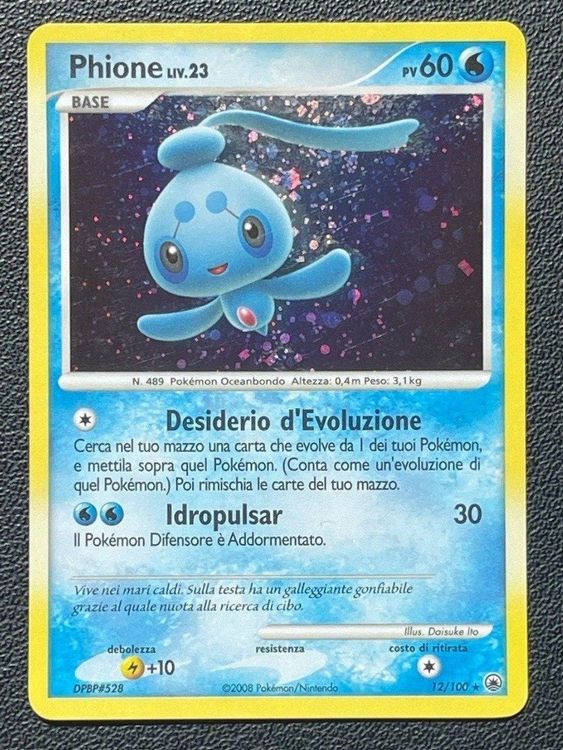 Phione 12/100 Holo Rare Pokémon D&P Majestic Dawn | Kaufen auf Ricardo