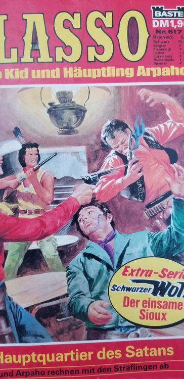 15 Stk Lasso Western Comic, Bastei Verlag 1966-1985 | Kaufen auf Ricardo