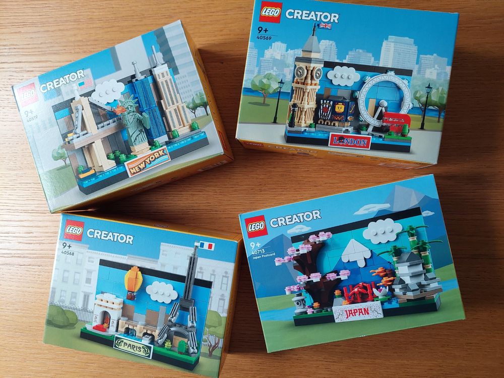 Lego Creator 3D Postkarten London Paris New York Japan | Kaufen auf Ricardo