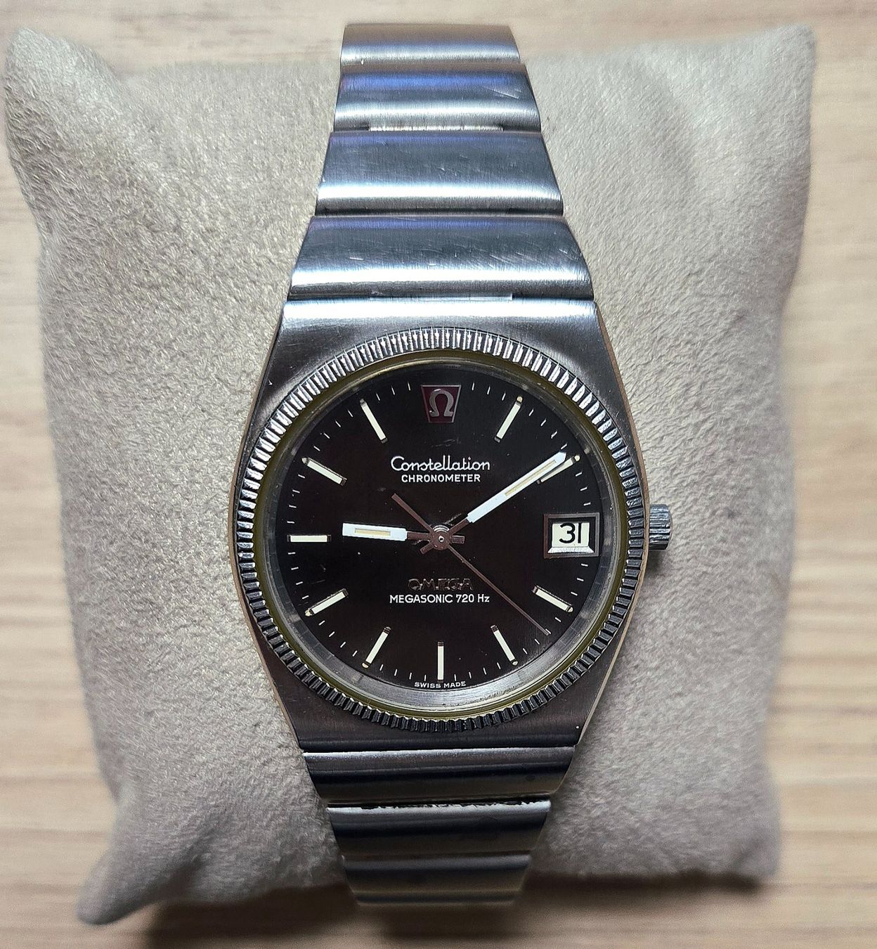 OMEGA CONSTELLATION CHRONOMETER MEGASONIC 720 Hz mega RAR (Defekt) in ...