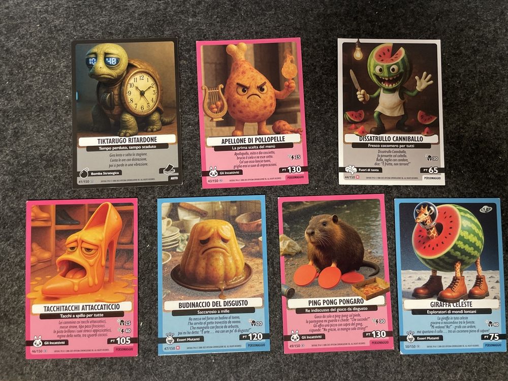 Panini - Skifidol - Italian Brainrot card game - Alpha (Nuovo (secondo ...