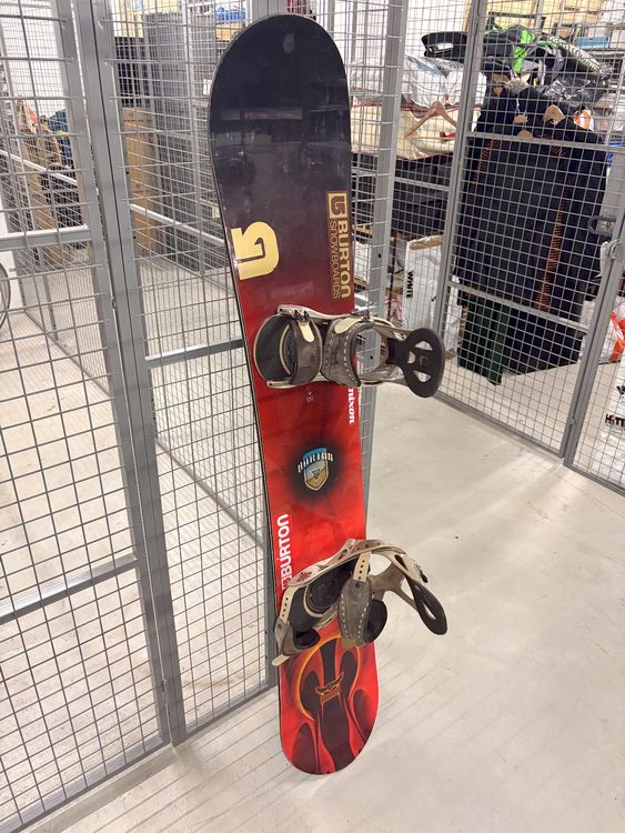 Snowboard Burton Baron (167) & Bindung/Binding Burton Cartel (Gebraucht ...
