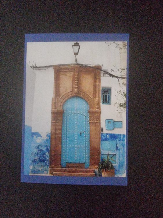 1 Karte / Motiv: Türe Marokko (handgemacht / Unikat) (Neu und originalverpackt) in Zumikon für ...