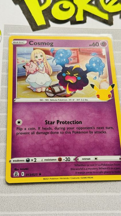 Pokemon Cosmo Holo 013/025 Celebrations 2021 EN Mint + | Kaufen auf Ricardo