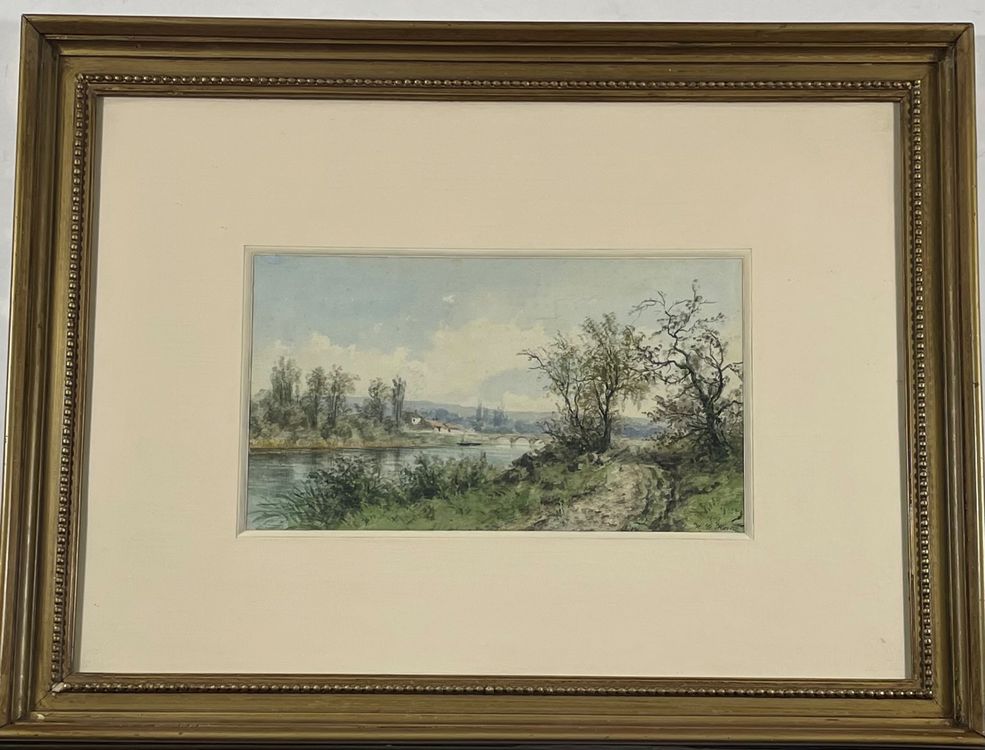 Aquarell mit faszinierendem Sujet unleserlich Signiert (Gebraucht) in Root für CHF 15 – mit ...