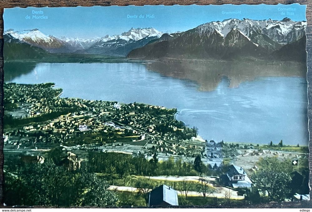 VEVEY: Vue du Mont-Pélerin, carte ancienne (Gebraucht) in Lutry für CHF 2 – mit Lieferung auf ...
