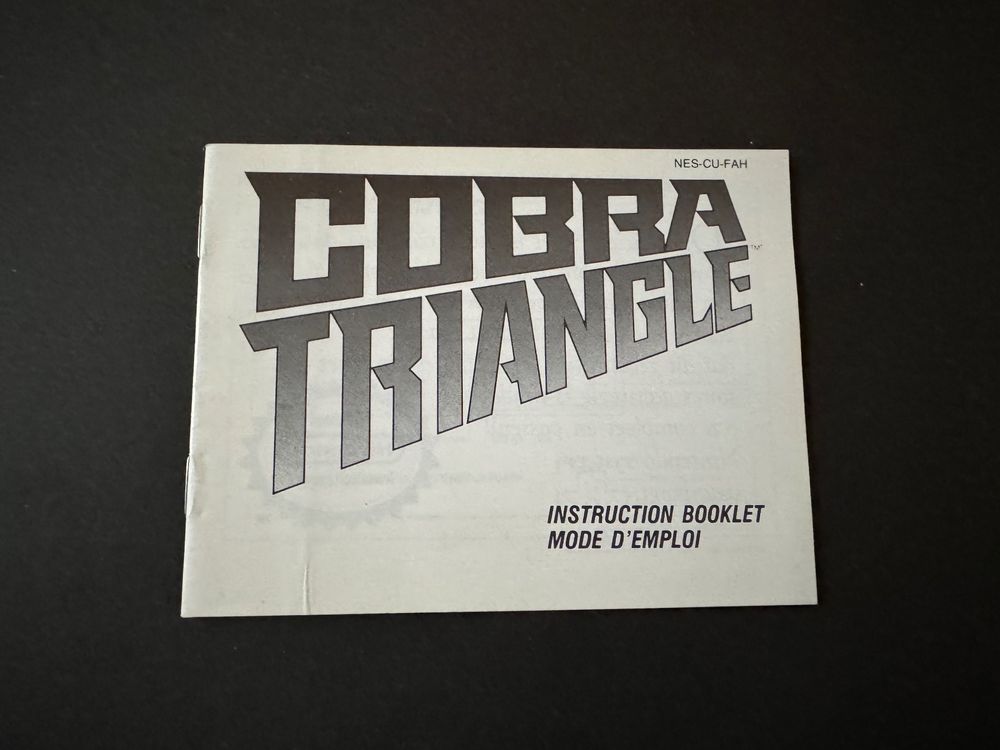 ANLEITUNG FÜR COBRA TRIANGLE NINTENDO NES | Kaufen auf Ricardo