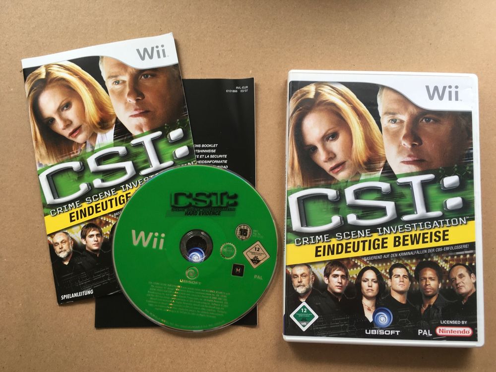 CSI: Eindeutige Beweise für Nintendo Wii (Gebraucht) in St.Gallen für ...