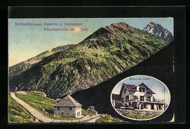 Hospental, Kaserne und Restaurant Schwei | Kaufen auf Ricardo