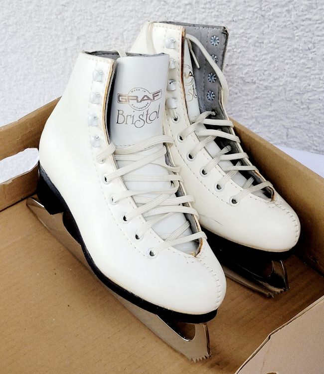 🇨🇭 GRAF BRISTOL Schlittschuhe Eiskunstlauf Grösse 35 (Gebraucht) in ...