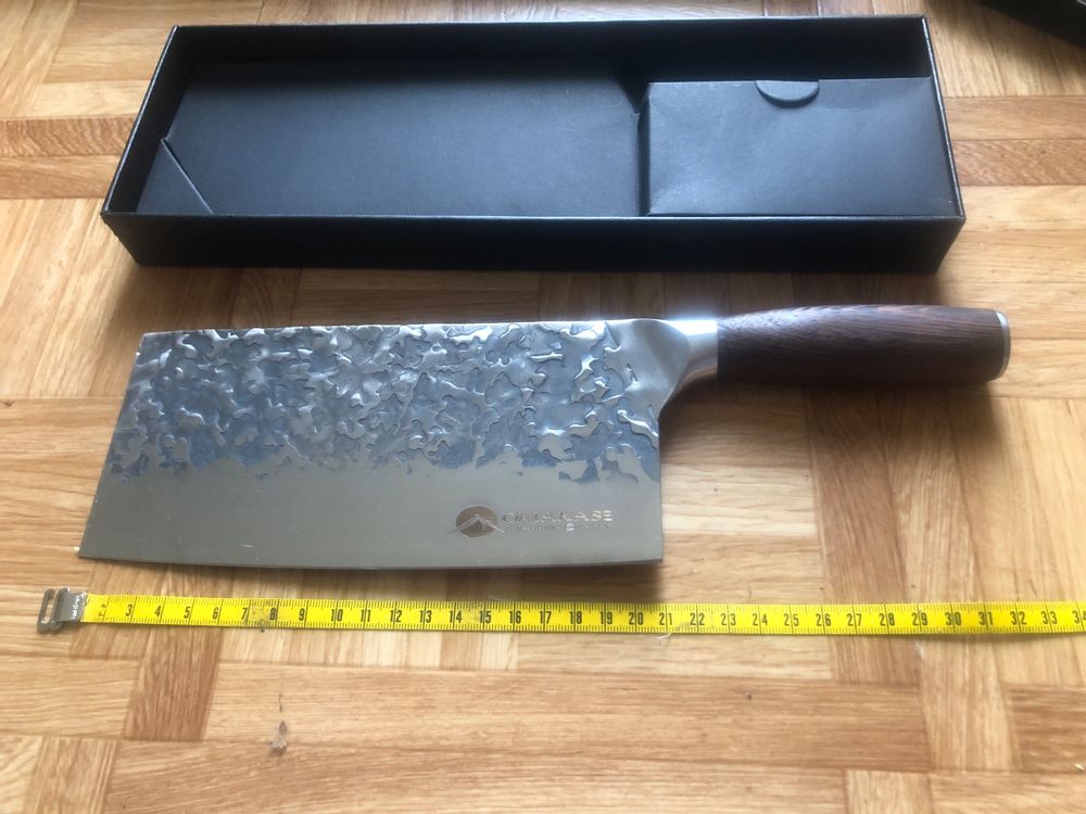 KÜCHENMESSER OMAKASE HACKMESSER JAPAN NR 1 GROSS (Neu und ...