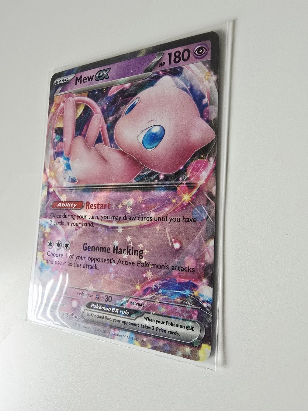 Mew EX 151/165 Pokemon Karte - Einwandfreier Zustand (Neu (gemäss ...