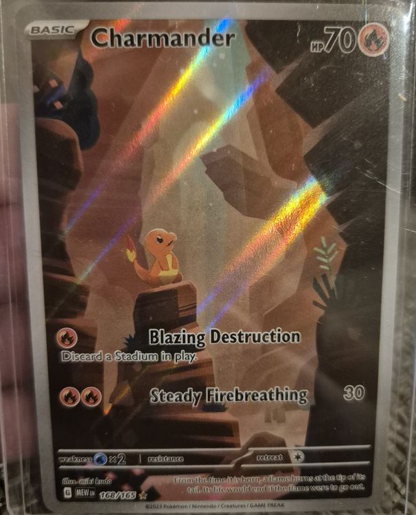 Charmander Basic Pokemon Karte Mew 168/165 (Neu (gemäss Beschreibung ...