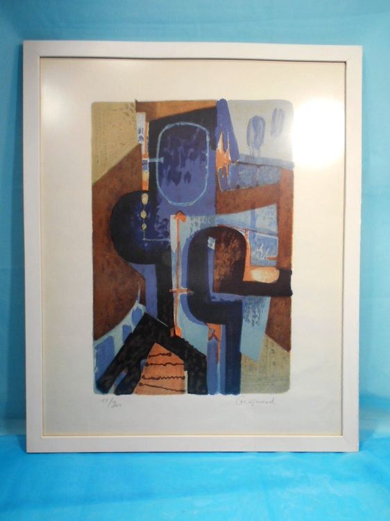 Roland Guignard (1917-2004) Altstadt sig (Neu (gemäss Beschreibung)) in ...