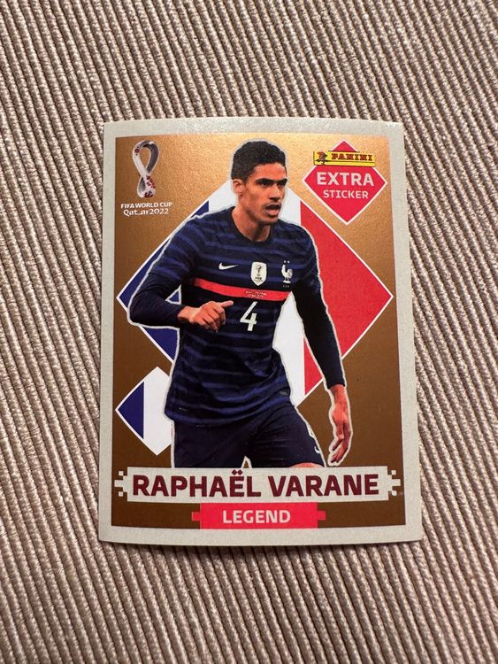Panini extra bronze Raphael Varane | Kaufen auf Ricardo